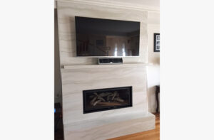 Decorative Delta Panels - Fireplace Surround - Stonini Wall Panels